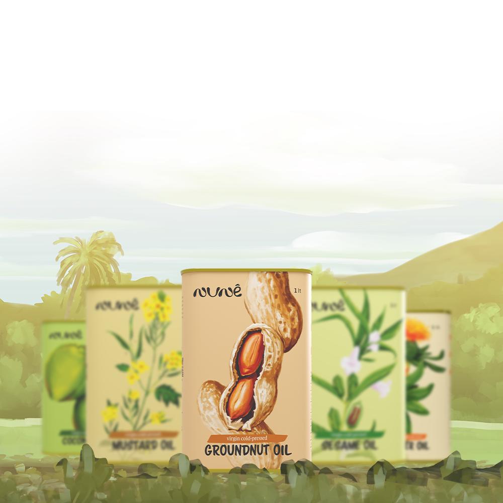 Single Pressed Cold Pressed Oils – Nune Oils