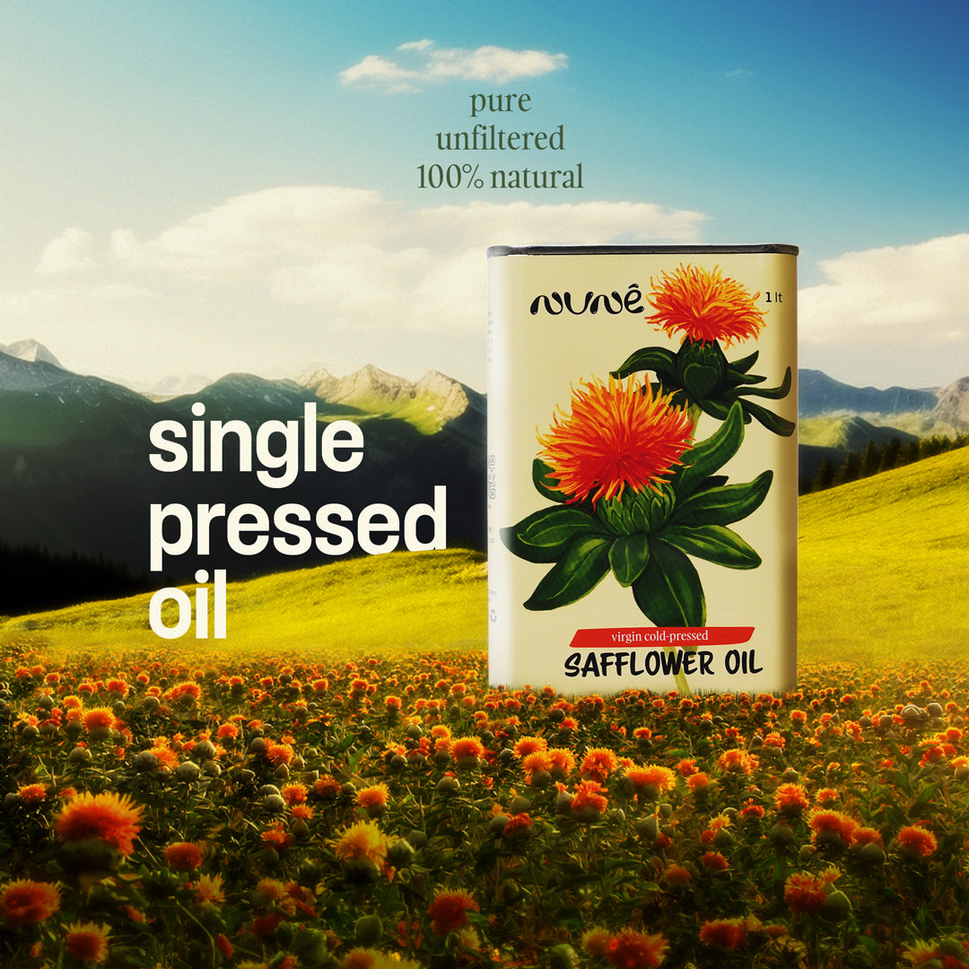 Cold Pressed Safflower Oil ( Kusuma Oil ) – Nune Oils