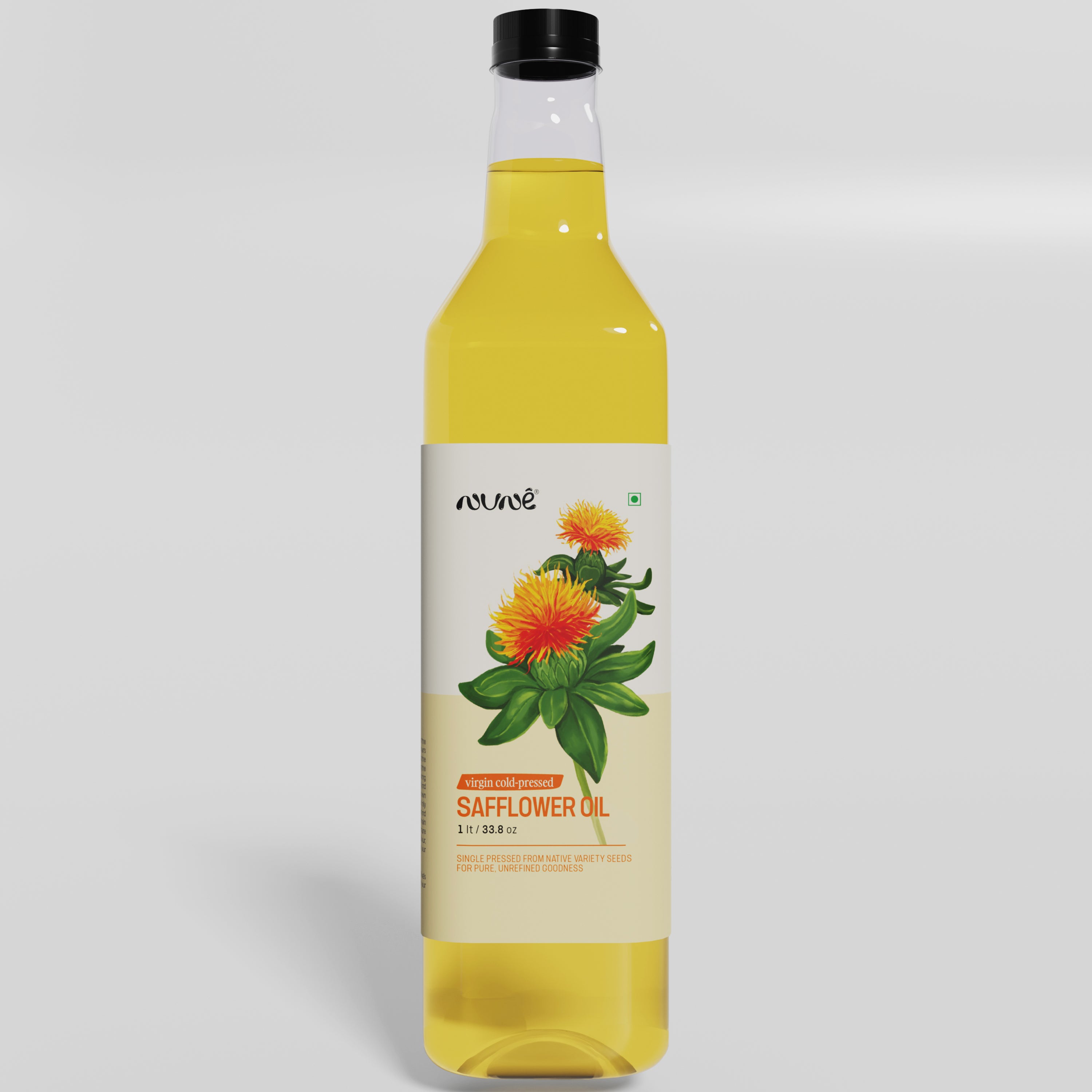 Cold Pressed Safflower Oil ( Kusuma Oil ) Plastic Bottle – Traditional ...